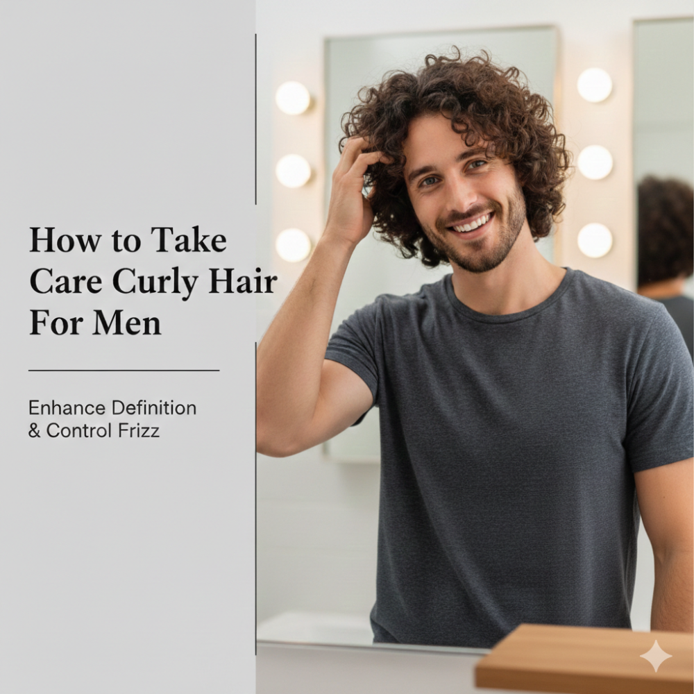How to Take Care of Curly Hair For Men | Tips